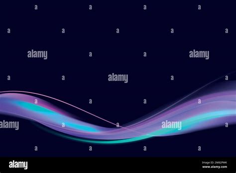 Neon Purple Curve Frame Template Vector Stock Vector Image Art Alamy