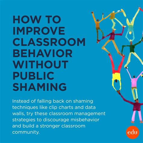 Edutopia Instead Of Clip Charts And Data Walls Try These Classroom Management Techniques To