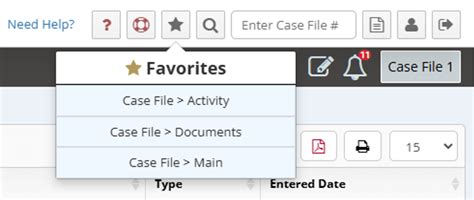Favorites Feature Case Master Pro