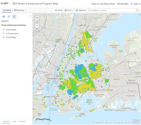 Dep Green Infrastructure Program Map Bronx River Alliance