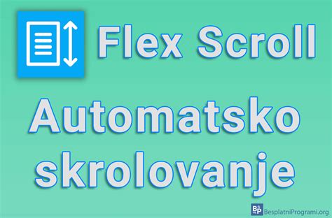 Flex Scroll Automatsko Skrolovanje