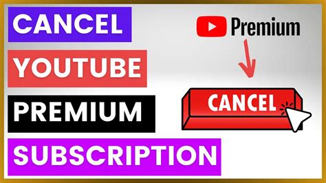 How To Cancel A YouTube Premium Subscription In 2024 YouTube