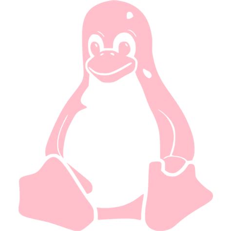 Pink Linux Icon Free Pink Operating System Icons