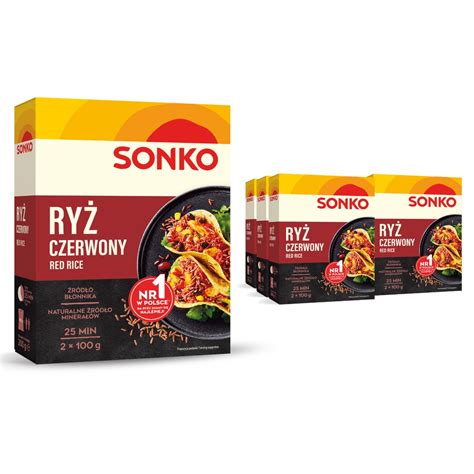 6x Sonko Ryż Czerwony 2x100g Sonko Sklep Empikcom