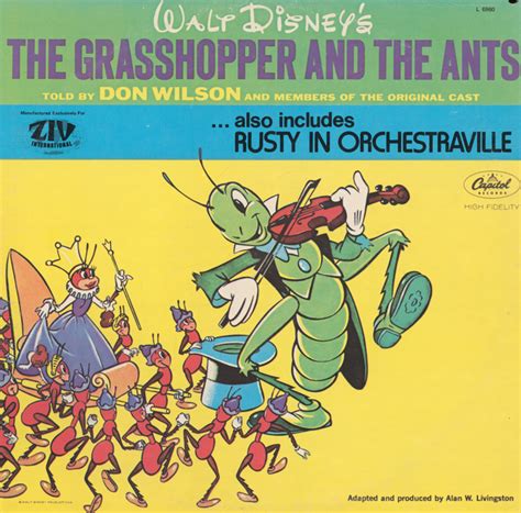 Walt Disneys The Grasshopper And The Ants Includes Rusty In