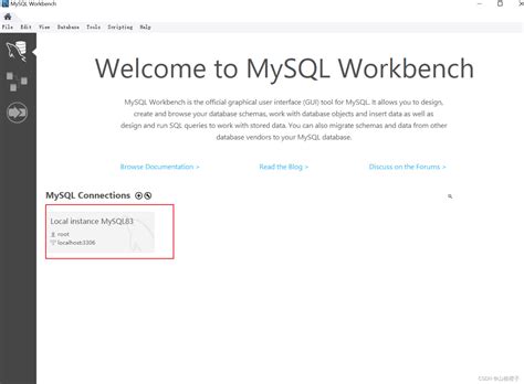Mysql图形界面下载安装之mysql Workbenchmysql图形化界面下载 Csdn博客