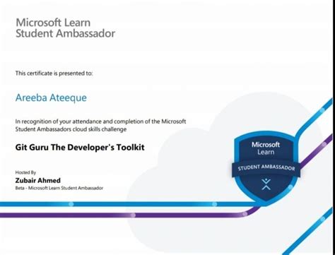 Finished The Developers Toolkit Program Areeba Ateeque Posted On