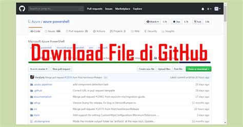 Cara Download File Di GitHub Lewat Hp Android PC 100 Work SemutImut Tutorial Hp Dan