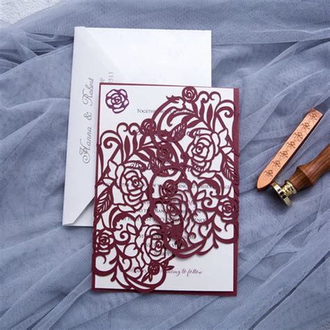 Laser Cut Wedding Invitations Products Ct9 Designs