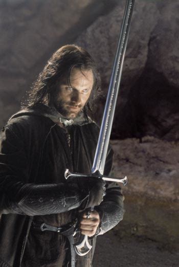 Aragorns Sword Anduril Forged From Narsil Swish And Slash
