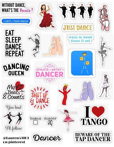 Dancer Sticker Pack Spongebob Birthday Party Phone Case Stickers