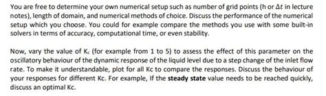Solved Proportional In Tegral Controller If The Controller