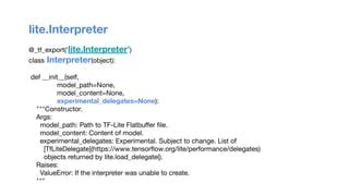 TensorFlow Lite Delegateとは PDF Technology Computing