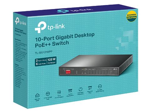 Tp Link Tl Sg Pp Port Gigabit Desktop Switch Networking Switches