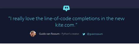 新版kite:实时补全代码,python之父都发声力挺! 51ctocom 新版kite:实时补全代码,python之父都发声力挺! 51ctocom