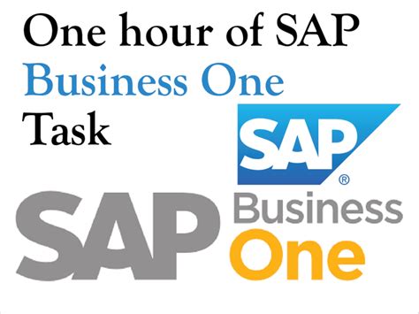 One Hour Of Sap Business One Support Upwork