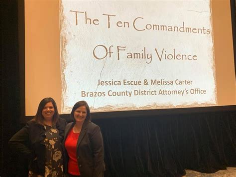 Brazos Today Assistant District Attorney Jessica Escue And Victim