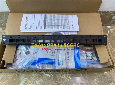 Phân phối Thanh đấu nối 24 cổng Cat6A STP CPP SDDM SL 1U 24 port 760237046