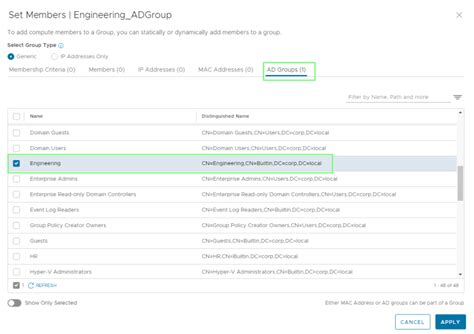 Configuring Nsx T Identity Firewall Idfw Nsxbaas