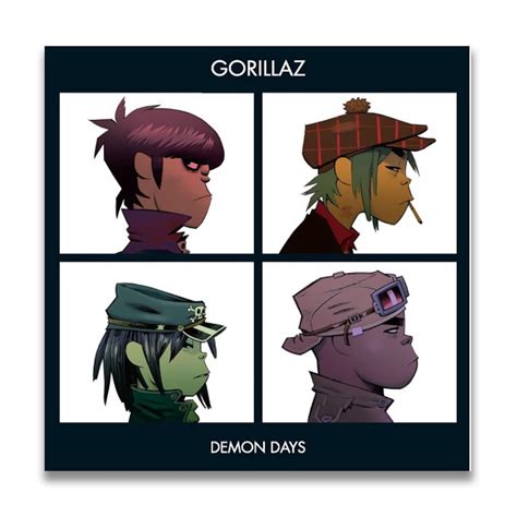 Gorillaz Demon Days Music Album Cover Canvas Poster Etsy