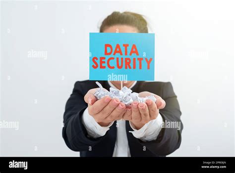 Writing Displaying Text Data Security Word For Protected Important