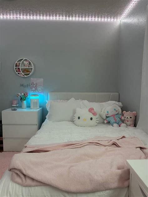 Hello Kitty Minimalist Room Pink Bedroom Inspiration