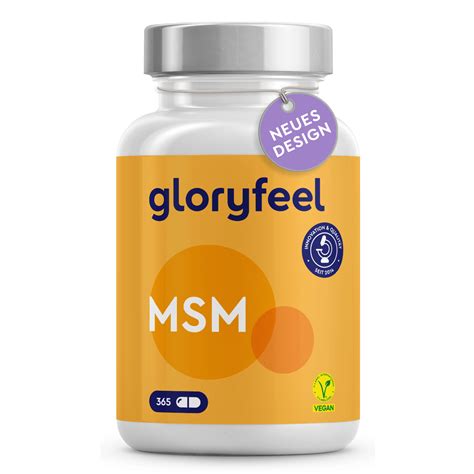 MSM: Dein täglicher MSM-Boost - gloryfeel.de