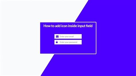 How To Add Icon Inside Input Field Stackfindover