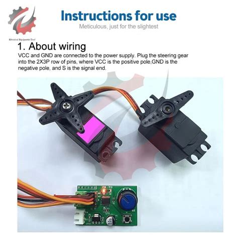 Original Mg Sg Servos Knobs Control Module Dual Servo Serial Port Motor Drive Controller