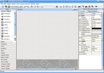 Development Tutorials KDE Qt Designer And KDevelop For Beginners