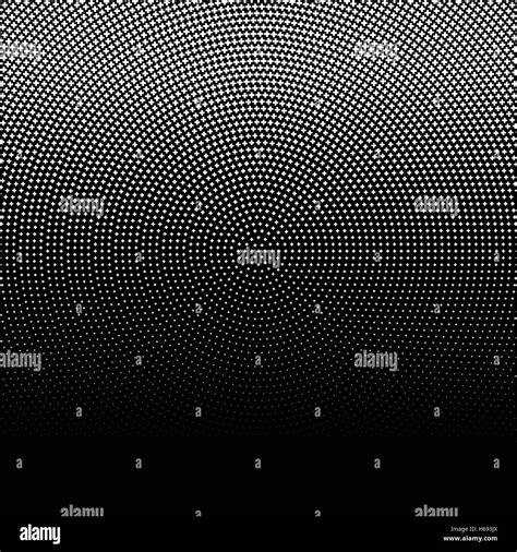 Halftone Pattern Made Of Crosses Monochrome Halftone Pattern Texture
