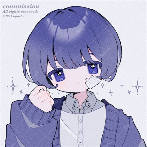 Upa Papa Co Original Commentary Commission Highres 1girl Artist