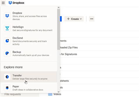 How To Use Dropbox Transfer To Securely Share Files With Other People TechRepublic