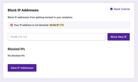 how to block ip addresses independent analytics