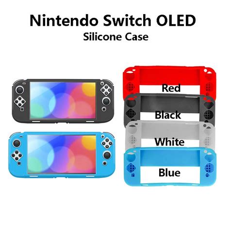 nintendo switch oled silicone case game controller handle soft