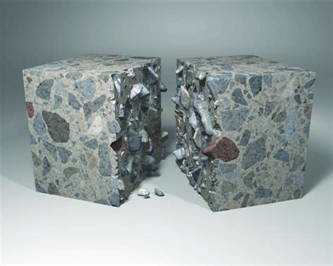 a synthetic image of a concrete box is created by splitting the