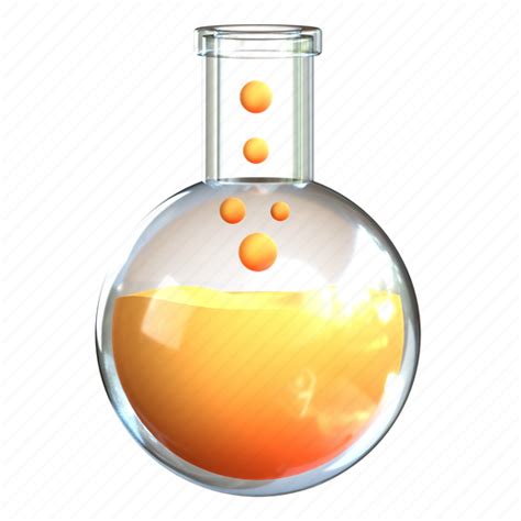 Flask Tool Laboratory Experiment 3d Illustration Download On