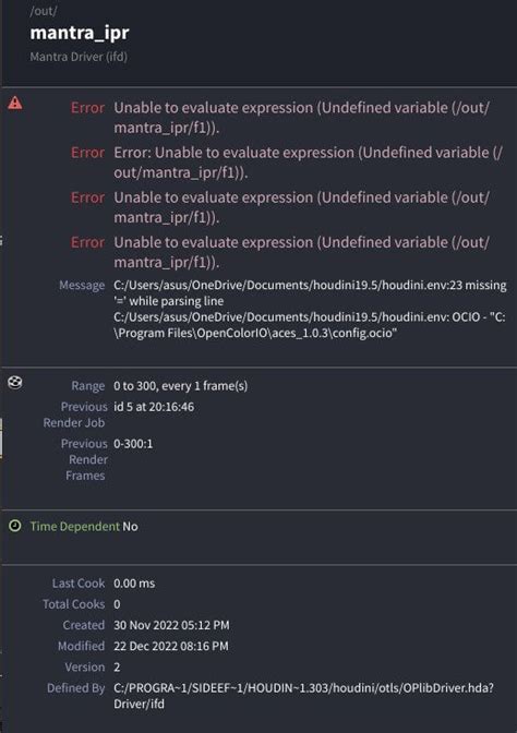 Whats This Error R Houdini