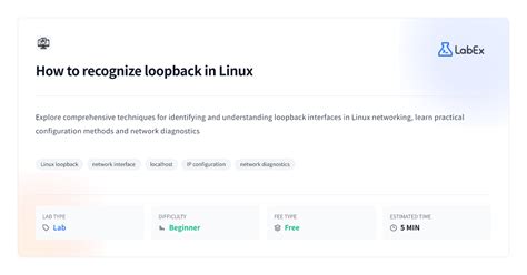 How To Recognize Loopback In Linux Labex
