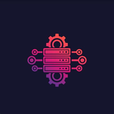 Server Hosting Network Configuration Vector 5195922 Vector Art At
