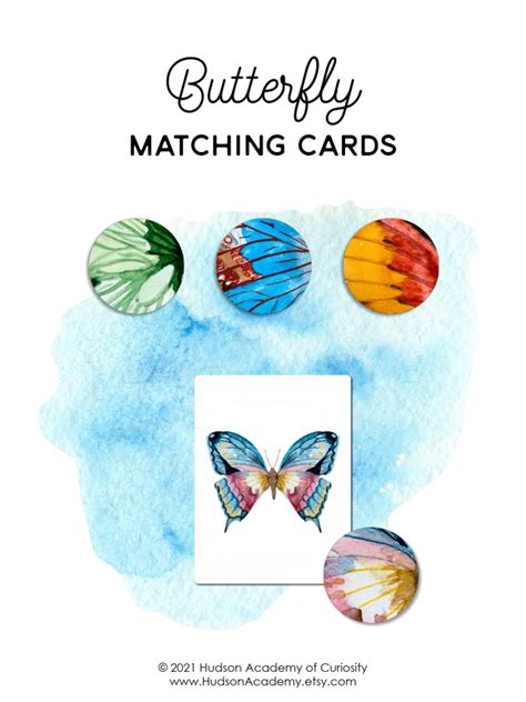 buttefly matching cards compressed pdf