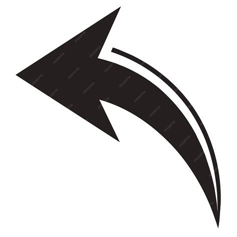 Premium Vector A Black Arrow Pointing To The Right With The Right