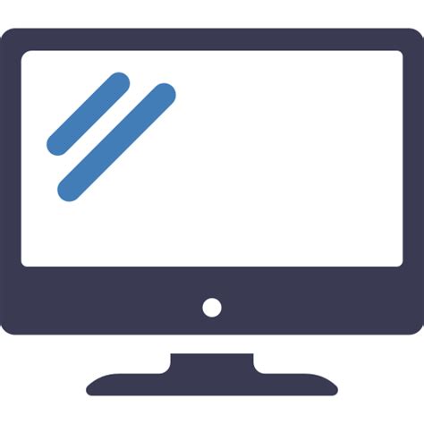Desktop Computer Screen Monitor Technology Display Device Icon