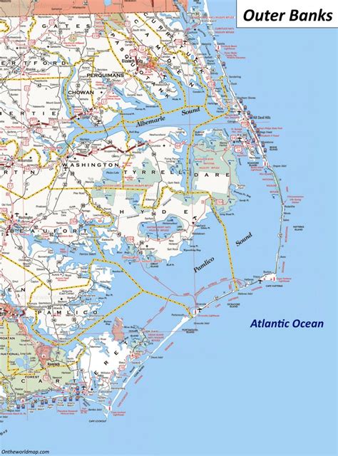 Printable Outer Banks Map