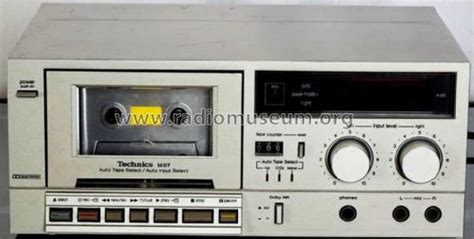 Stereo Cassette Deck RS M R Player Technics Brand Build Radiomuseum Org