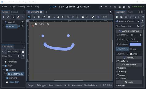 i made a simple 2d annotation plugin r godot