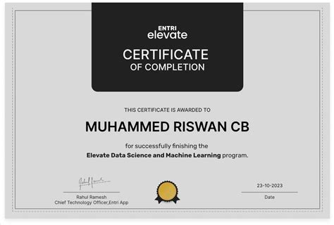 muhammed riswan cb on linkedin datascience machinelearning dataanalysis ai certification