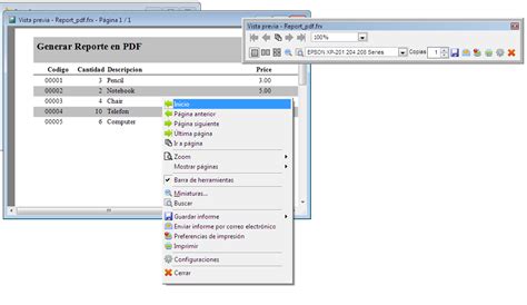 generar reportes pdf con visual foxpro ~ visual foxpro