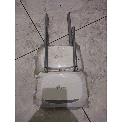 Jual Router Bekas Murah Tp Link Wr N V Masih Plastikan Shopee Indonesia