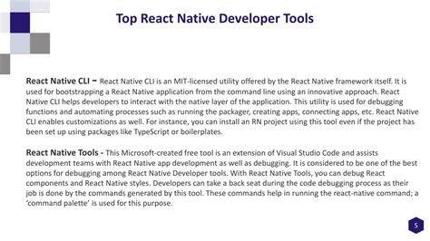 Ppt Significant React Native Developer Tools To Consider For Mobile